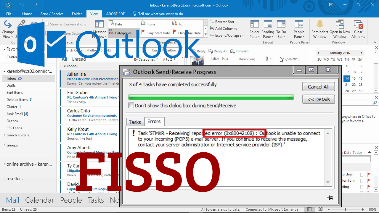 Outlook Error 0x80042108 - it - PC Errore Fissare Outlook Error 0x80042108 - it - PC Errore Fissare