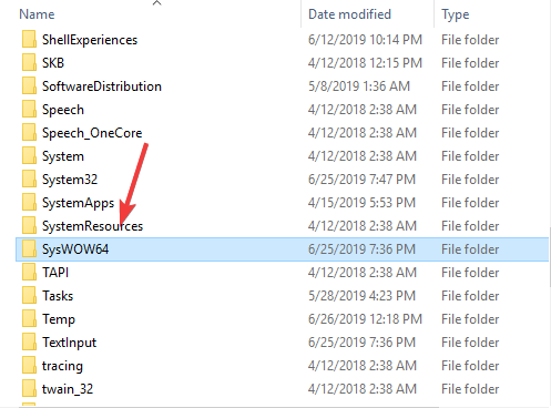 sysWOW64-folder - PC Errore Fissare